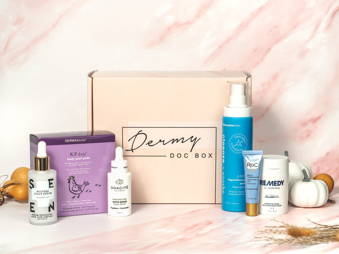 Dermy Doc Box | Dermatologist Recommended Skincare Subscription Box